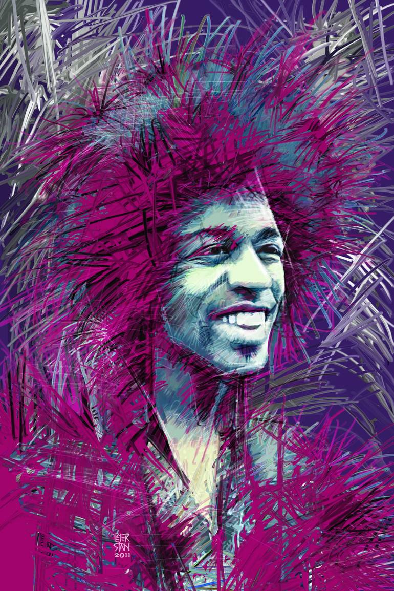 Jimmie Mixed Media by Peter Stanimirov | Saatchi Art