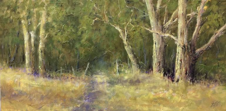 Narrow is the Path Painting by Janice Mills | Saatchi Art