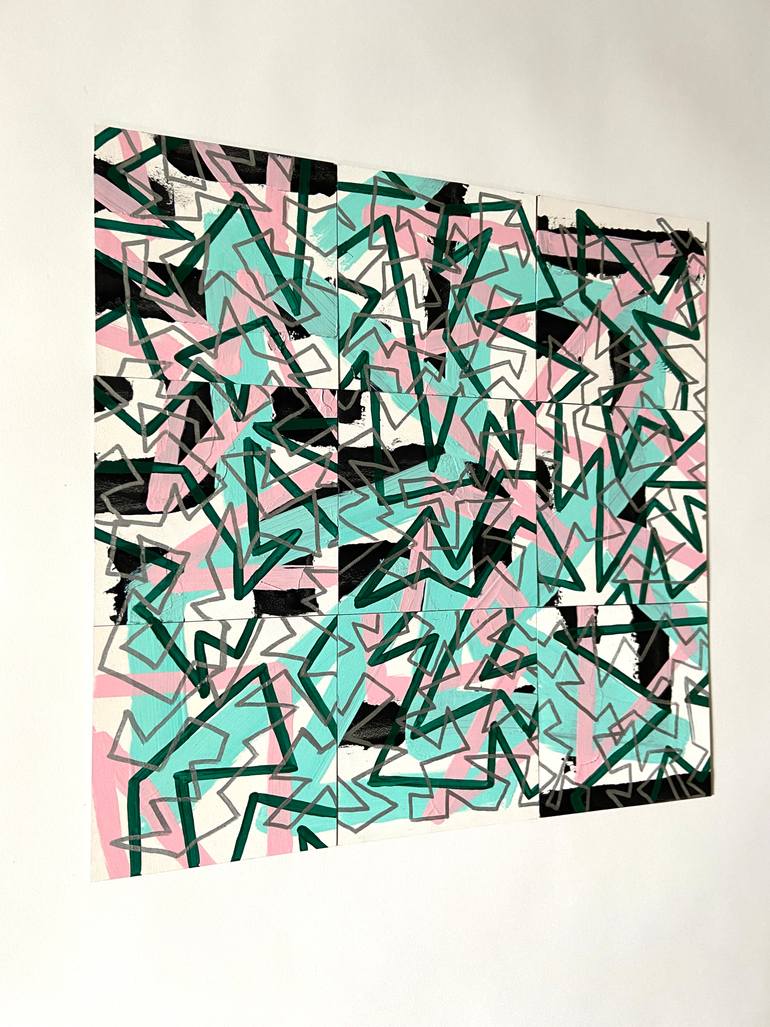 Palimpsest Lines Painting by Christian Dodd | Saatchi Art