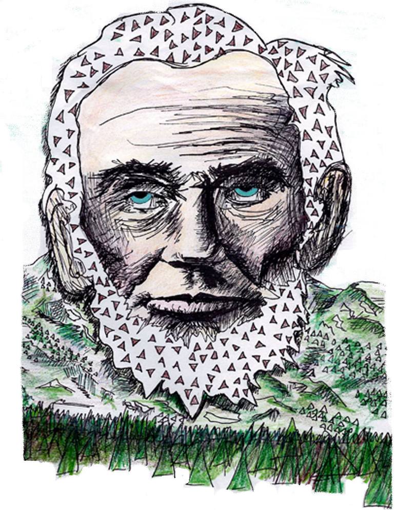 Abraham Drawing by Page Kastner | Saatchi Art