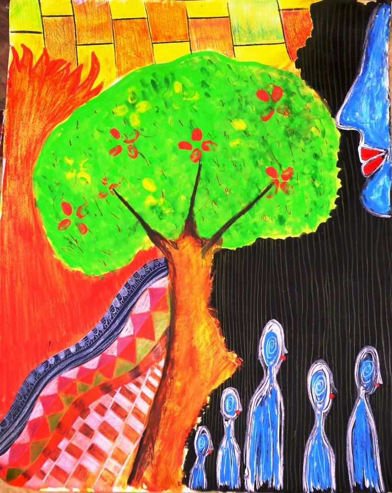 Abstract Painting by Chandra Prakash Pant | Saatchi Art