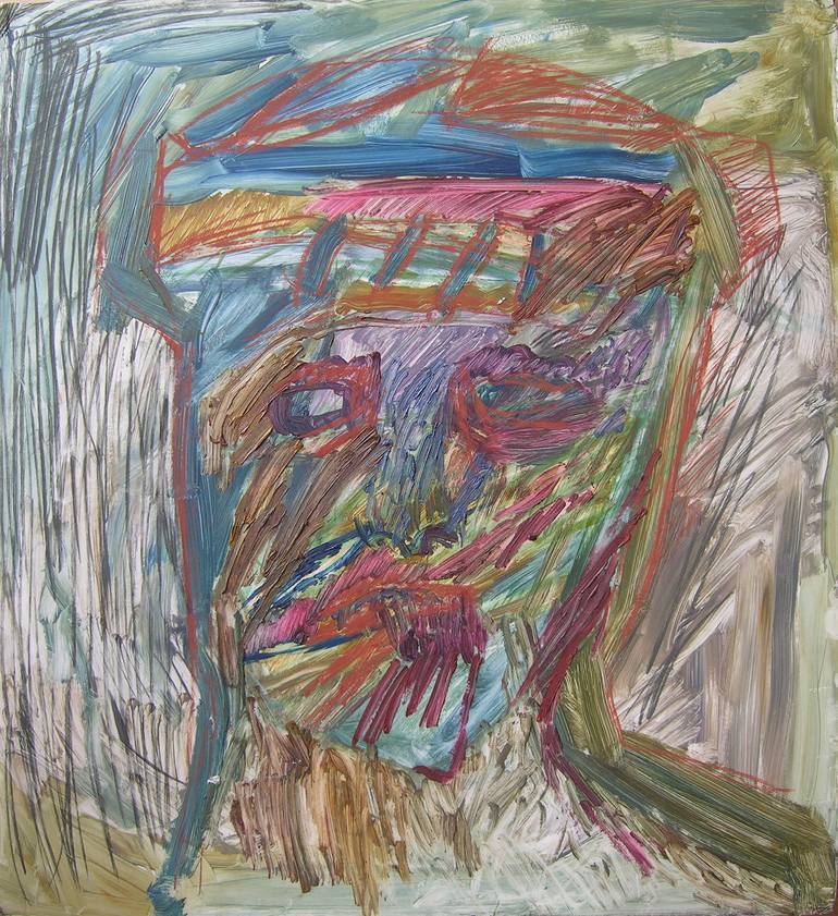 Mask N12 Painting by Ekaterina Konovalova | Saatchi Art