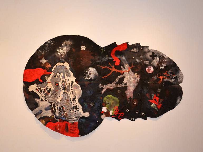 THIS is how the BEAST enters the EARTH Painting by Charles Hackbarth ...