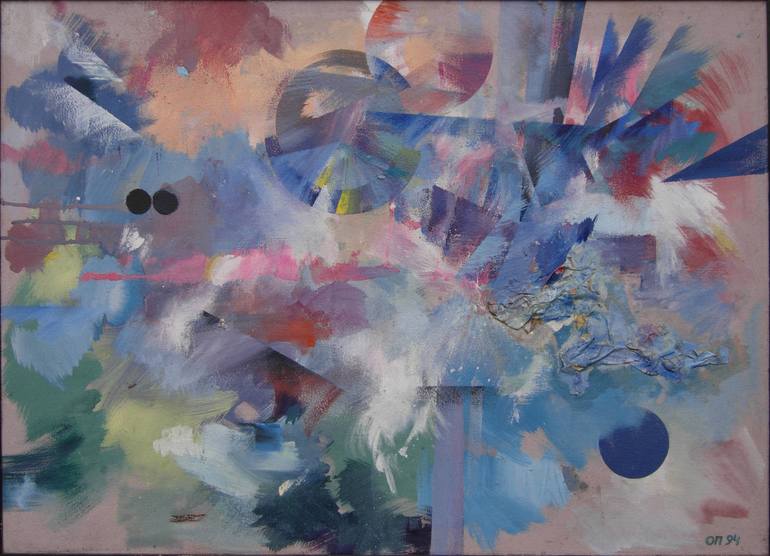 The Time Machine Painting by Olga Podgaina | Saatchi Art