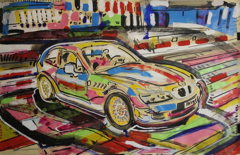 BMW Alpine Painting by Giovanni Gabassi | Saatchi Art