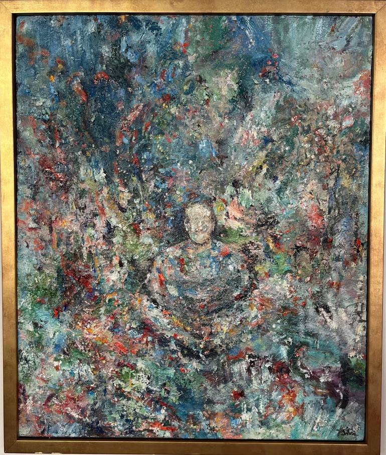 Love you till I Die, My Buddha Guy Painting by Adrienne Silva | Saatchi Art