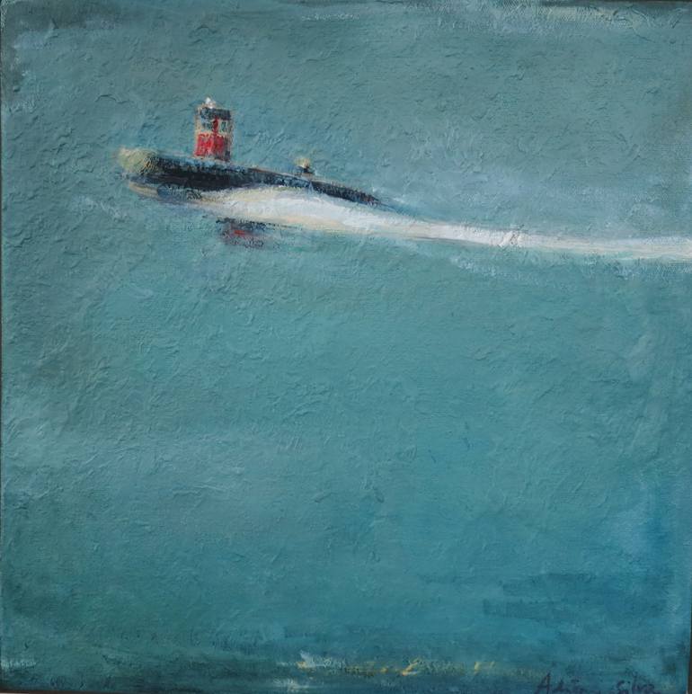The Speeding Ferry Painting by ADRIENNE SILVA | Saatchi Art