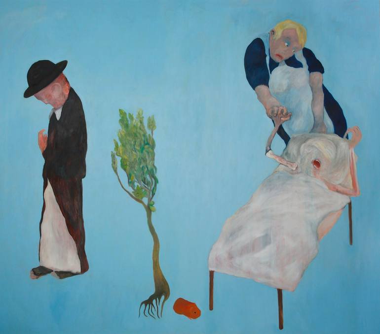 The Hospital Ward Painting by Michael Hayter | Saatchi Art