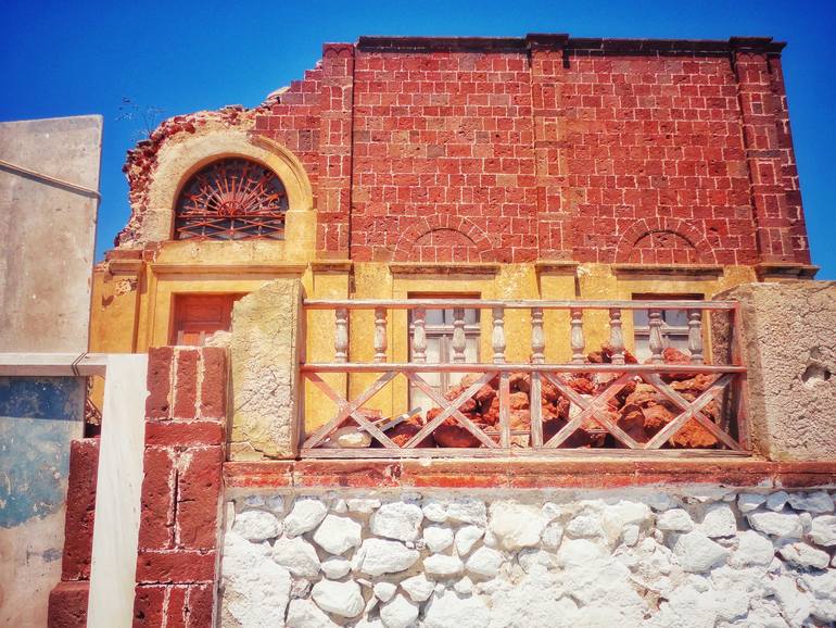 Ruins, Santorini, Greece Photography by Derek Alvarez | Saatchi Art