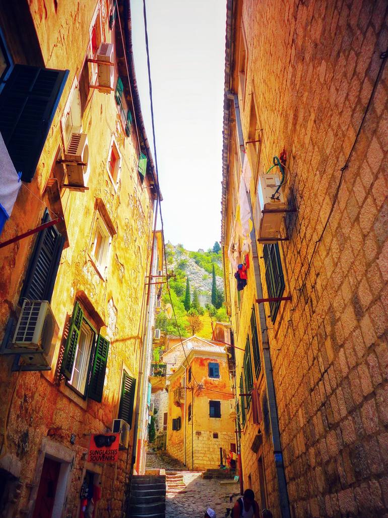 Narrow Street, Kotor, Montenegro Photography by Derek Alvarez | Saatchi Art