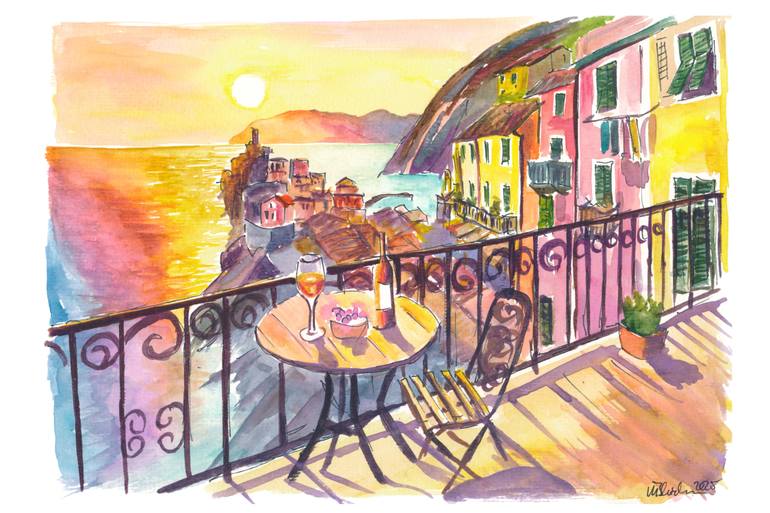 Scala Contarini del Bovolo Spiral Staircase Painting by M Bleichner ...