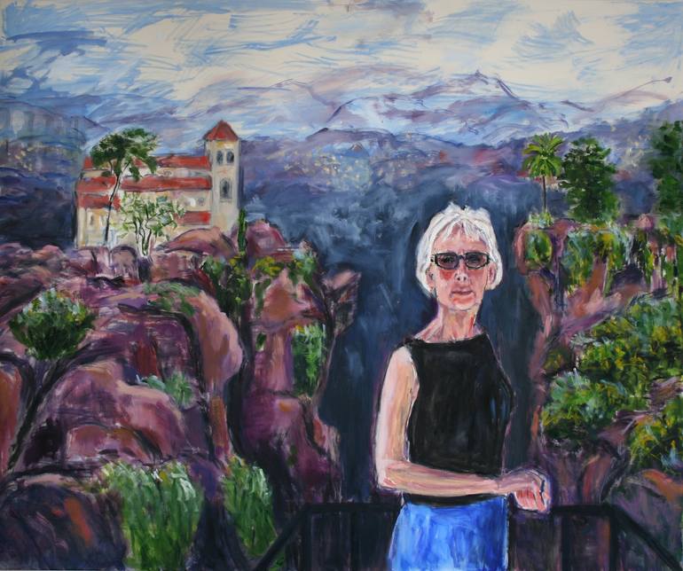 Portrait of Romy, Spain, 2010 Painting by Tim Frederick Meagher ...