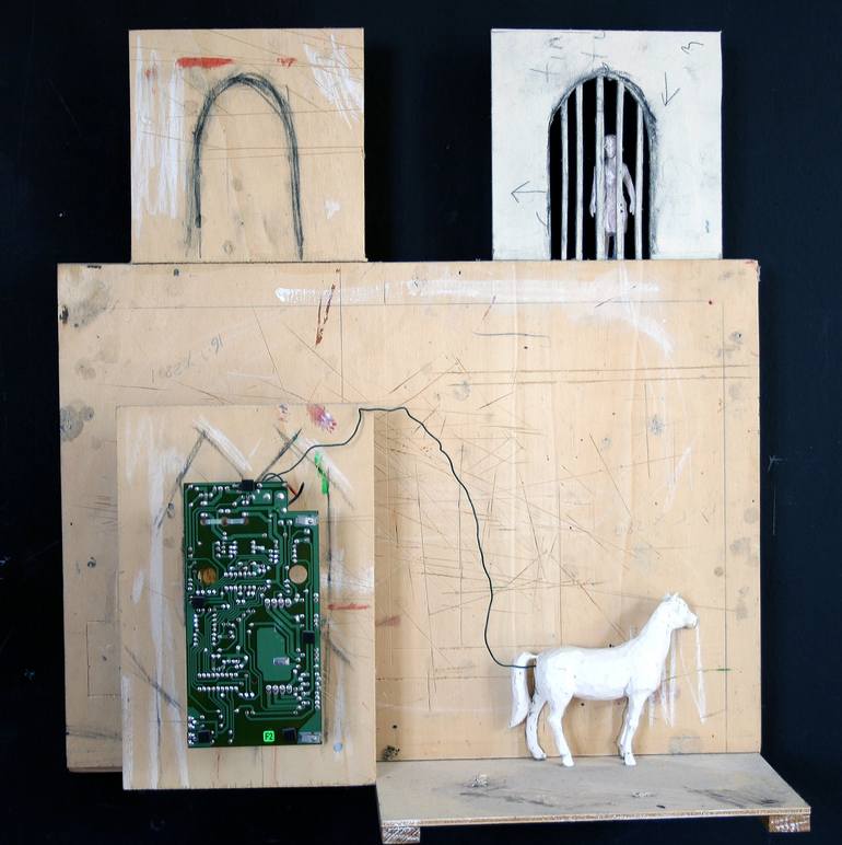 Scene from the Elemental Theatre, 2005 Sculpture by Tim Frederick ...