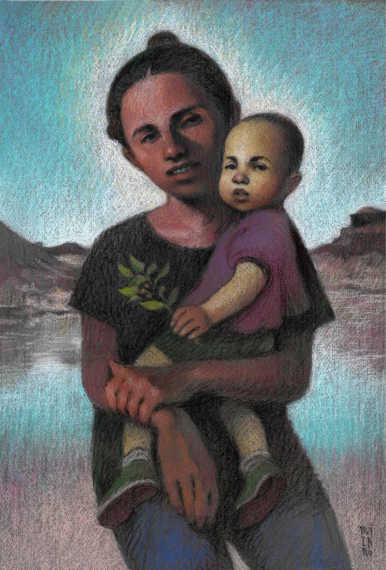 The next humanity Drawing by Federico Milano | Saatchi Art