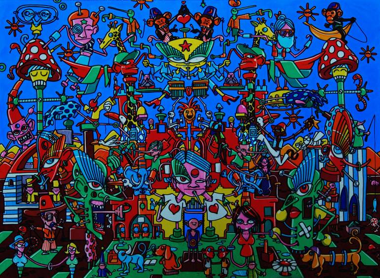 laPSICHEdiDELIA-youngle Drawing by Simone Berrini | Saatchi Art