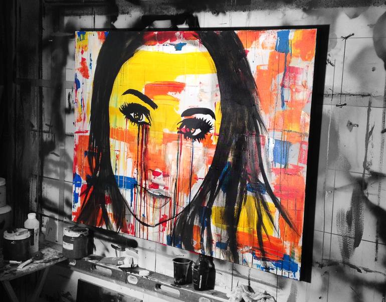 The unseen emotions of her innocence Painting by Bruce Stanfield ...