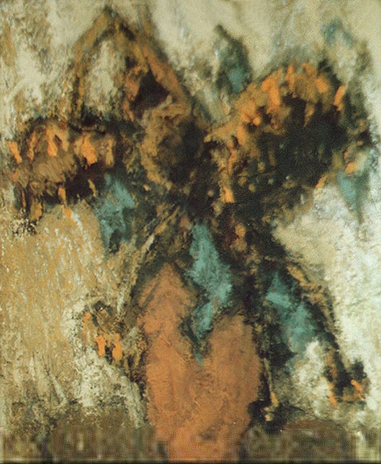 Stojan Pačov- fallen sunflowers Painting by Stojan Pačov | Saatchi Art