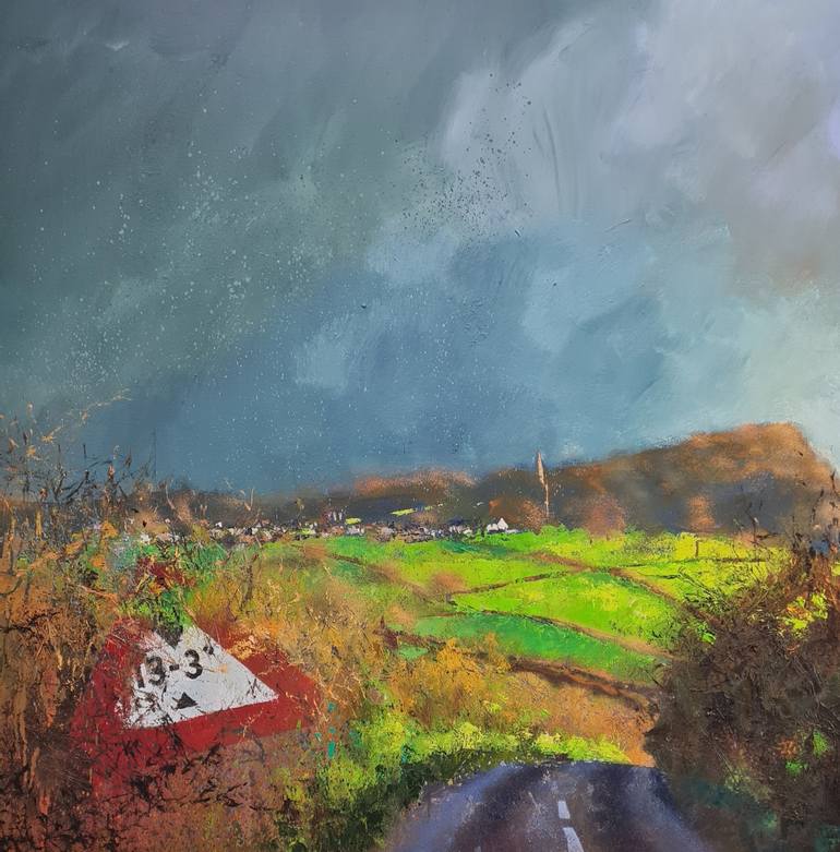 Breaking Through, The Grinshill, Shropshire Painting by David Stead ...