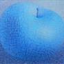 blue apples Painting by Muntean Floare | Saatchi Art