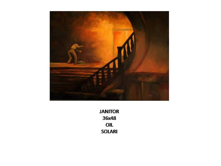 JANITOR Painting by Robert Solari | Saatchi Art