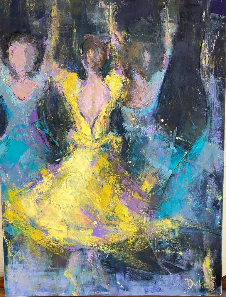 jump Painting by larry duke | Saatchi Art