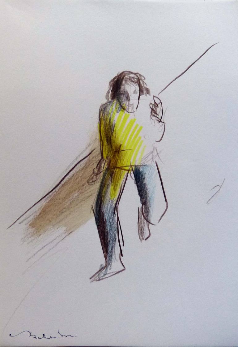 The Hooligan ES1 Drawing by Frederic Belaubre | Saatchi Art