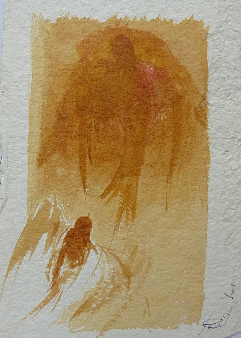 The Birds of Carros #39, on heavy paper Painting by Frederic Belaubre ...