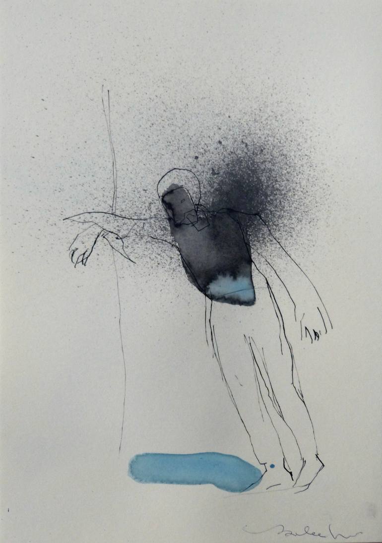 The brainless #8 Drawing by Frederic Belaubre | Saatchi Art