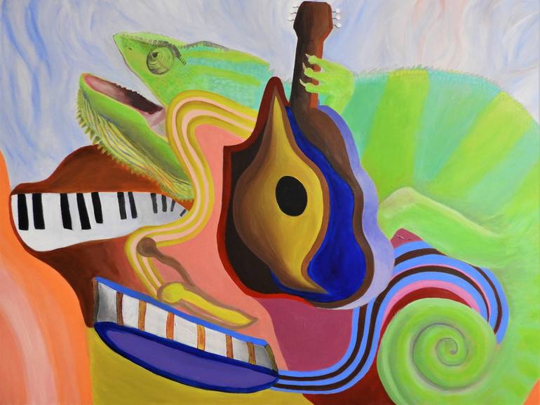 Jameleon Painting by Sabrina Mysicka | Saatchi Art