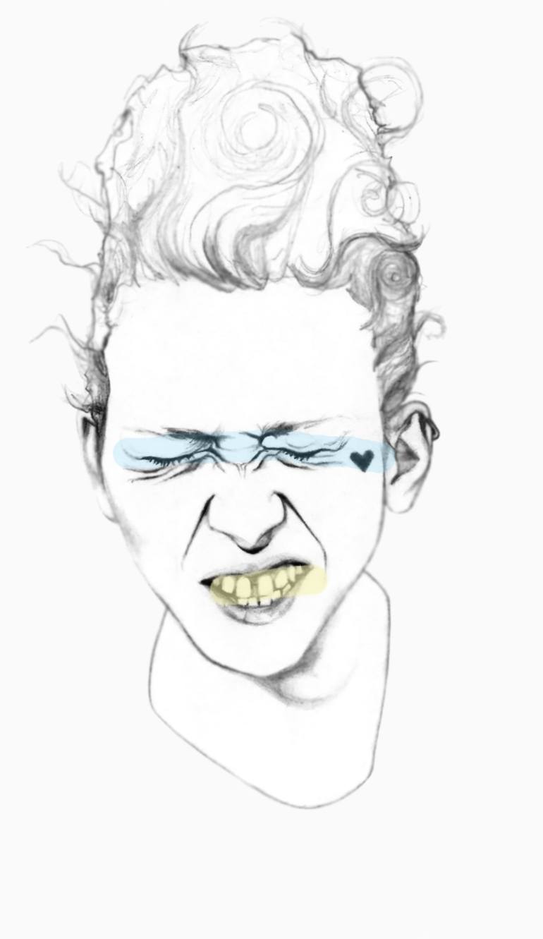 Yellow Tooth Drawing by Francesca Hooper | Saatchi Art