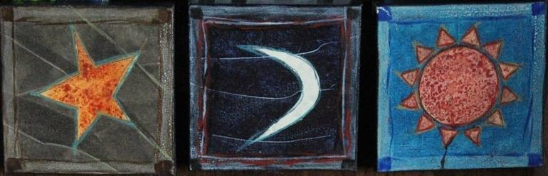 Celestial Bodies Painting by Sam Soles | Saatchi Art