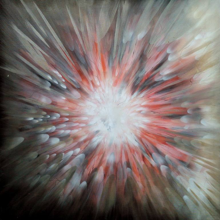 explosion Painting by Mariola ŚWigulska | Saatchi Art