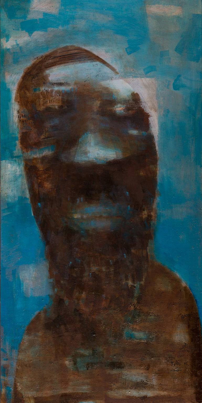 gritty man Painting by Kath Wratten | Saatchi Art