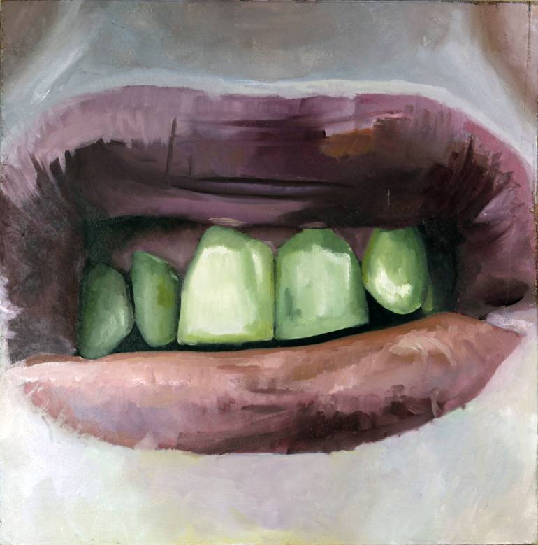 Teeth1_Copy Painting by Shane Cunningham | Saatchi Art