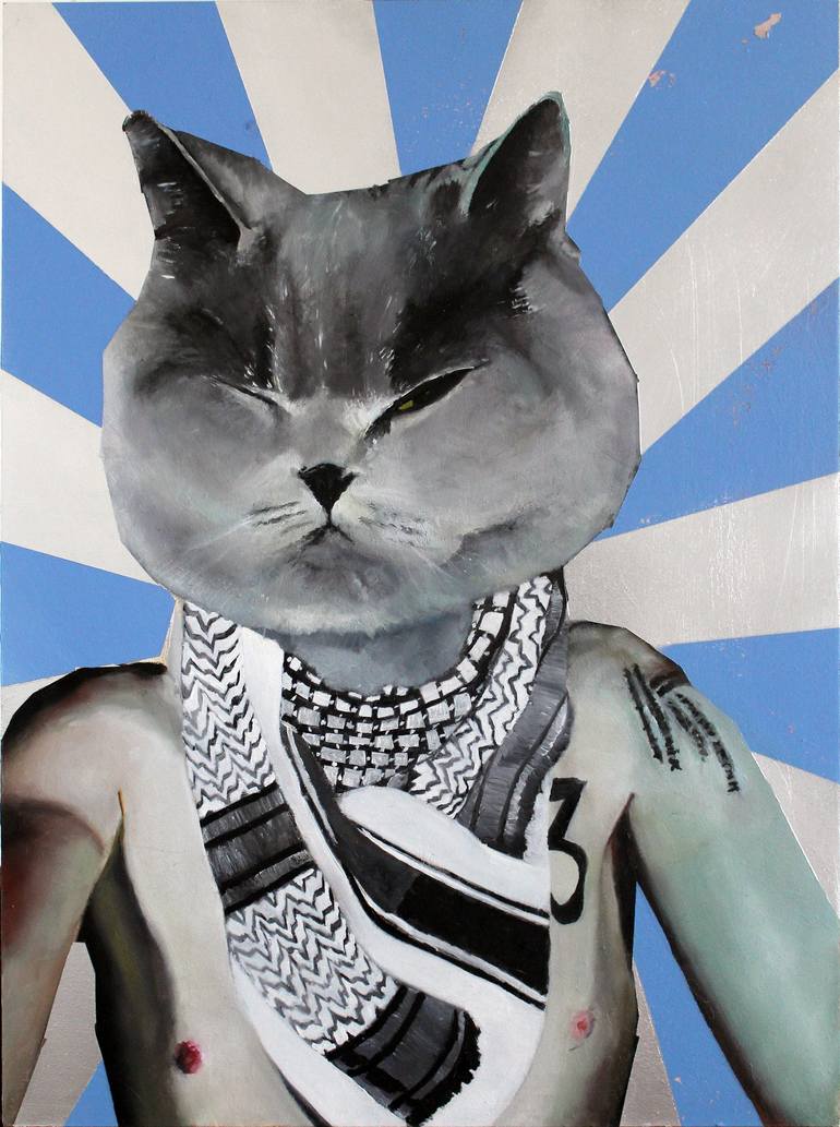 aspie_newfile/poser Painting by Shane Cunningham | Saatchi Art