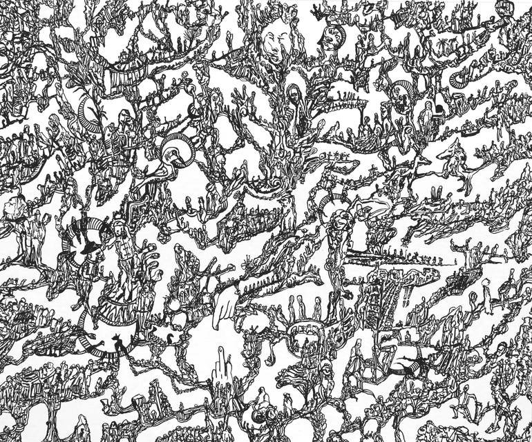 Finger Pointing Drawing by Ad Van Riel | Saatchi Art