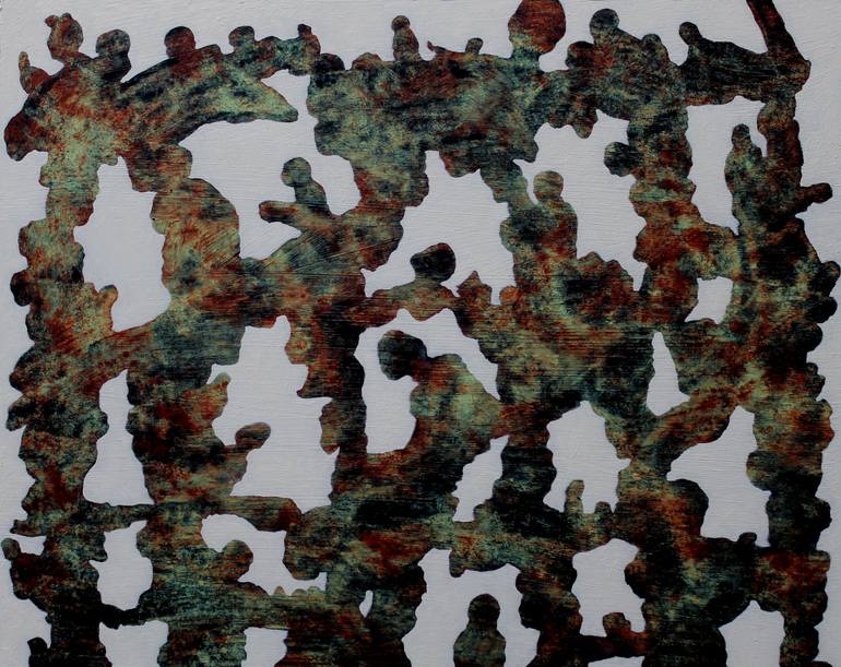 Little Story (55) Painting by Ad Van Riel | Saatchi Art