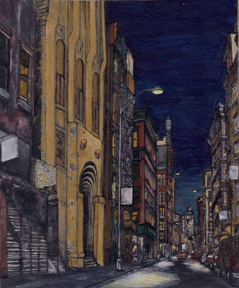 Ludlow Street Painting by Matt templeton | Saatchi Art