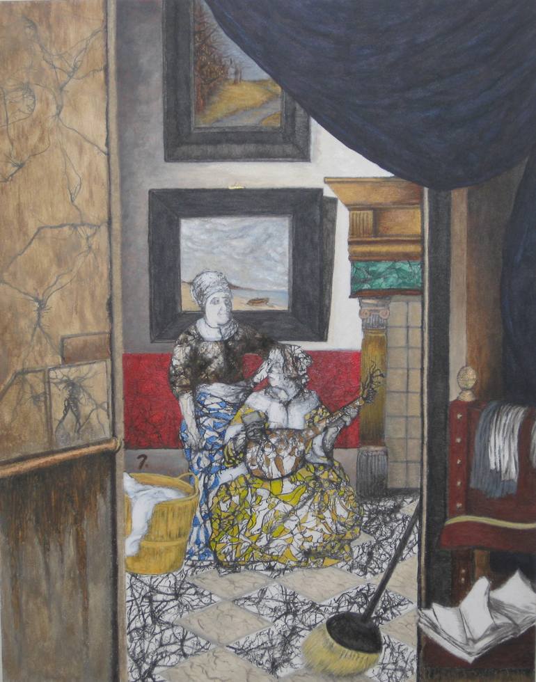 Remembering Vermeer Painting by Matt templeton | Saatchi Art