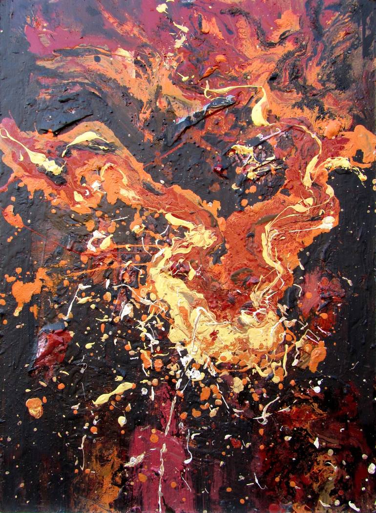 number 4 Painting by Soham De | Saatchi Art