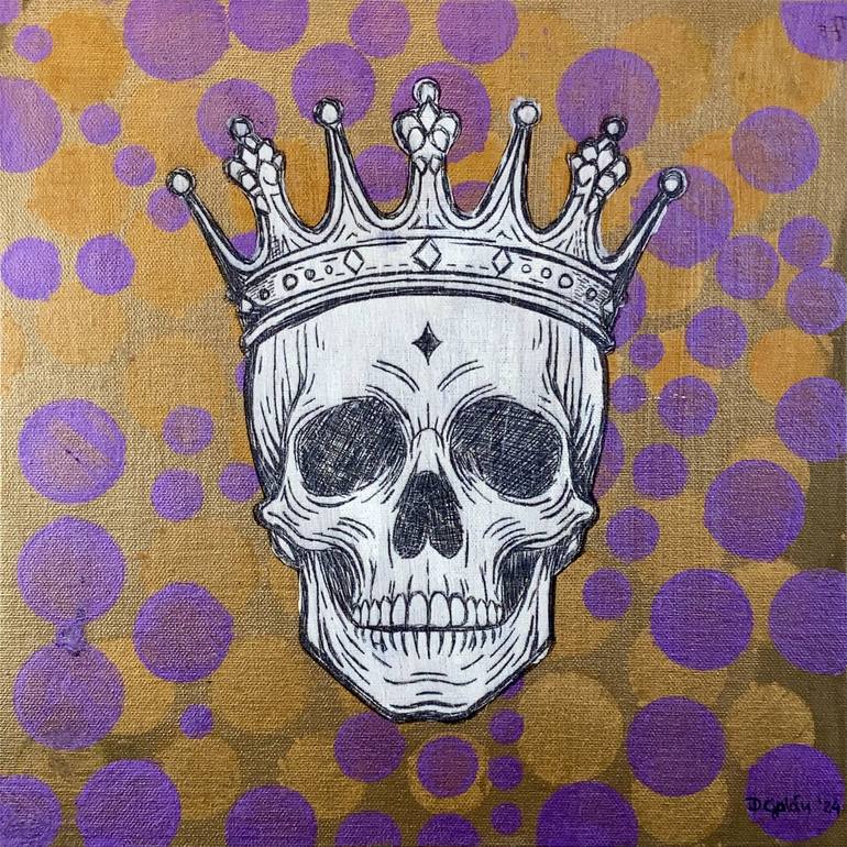 Skull study n2 Painting by David Galan | Saatchi Art