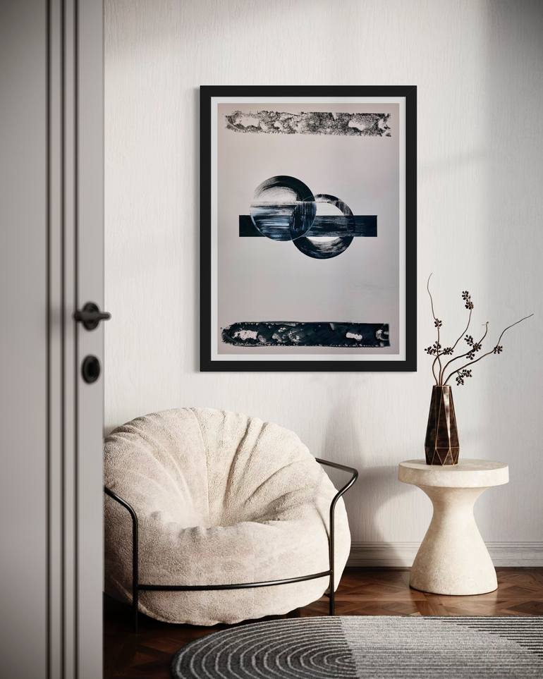 Geometria y texturas 3 Painting by David Galan | Saatchi Art