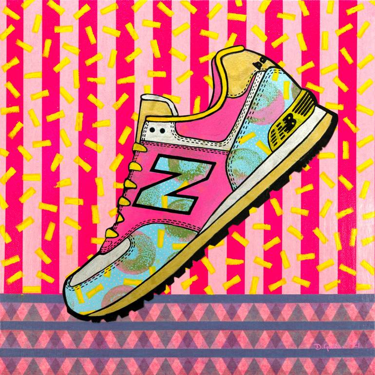 Balance pink 574 Painting by David Galan | Saatchi Art