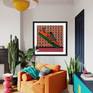 Orange Samba Painting by David Galan | Saatchi Art