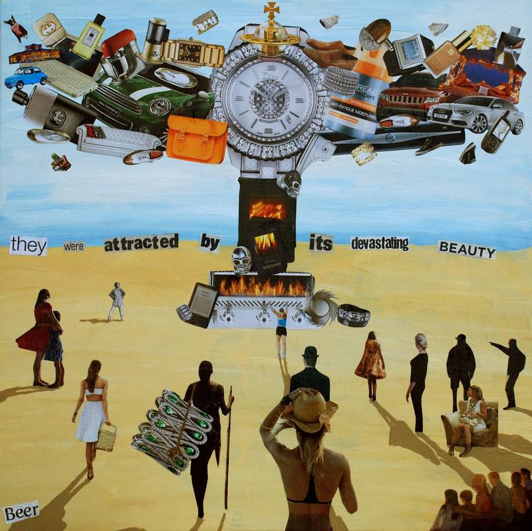 They Were Attracted By Its Devastating Beauty Collage by Stephen Beer ...