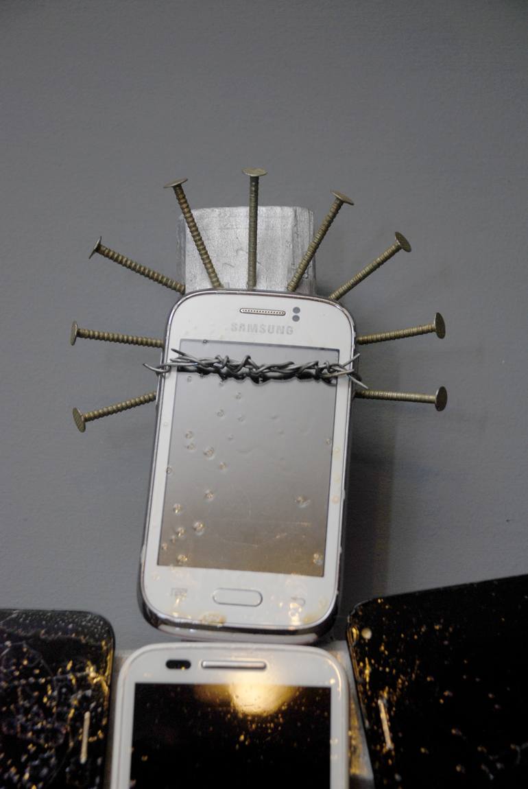 The Crucifixion Of Communication Sculpture by Stephen Beer | Saatchi Art