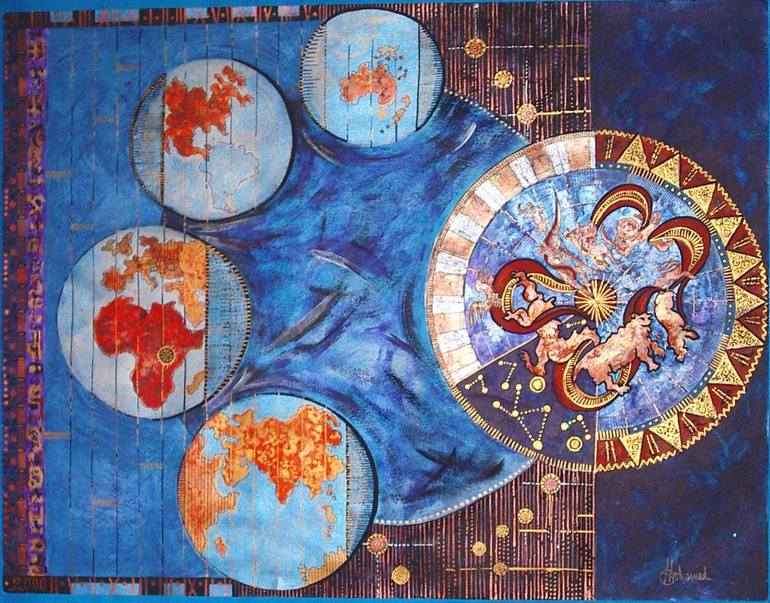 unicosmos Painting by sabira manek | Saatchi Art