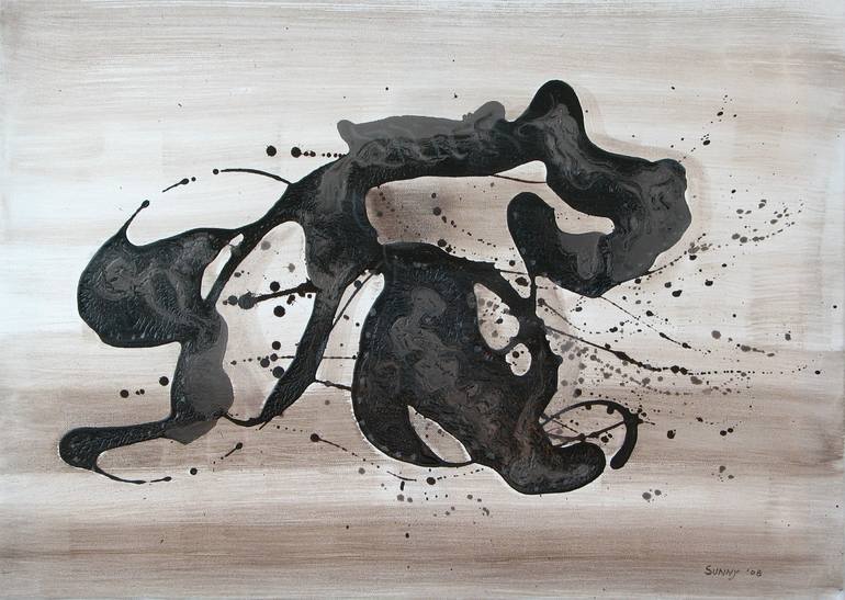 2Headed Painting by Unda Manea | Saatchi Art