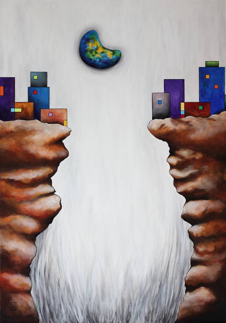 You Get What You Give Painting by Luca Ferullo | Saatchi Art