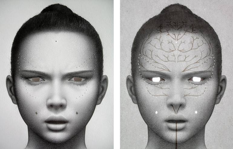 Element - VERITY (detail) Drawing by GIACOMO Art | Saatchi Art